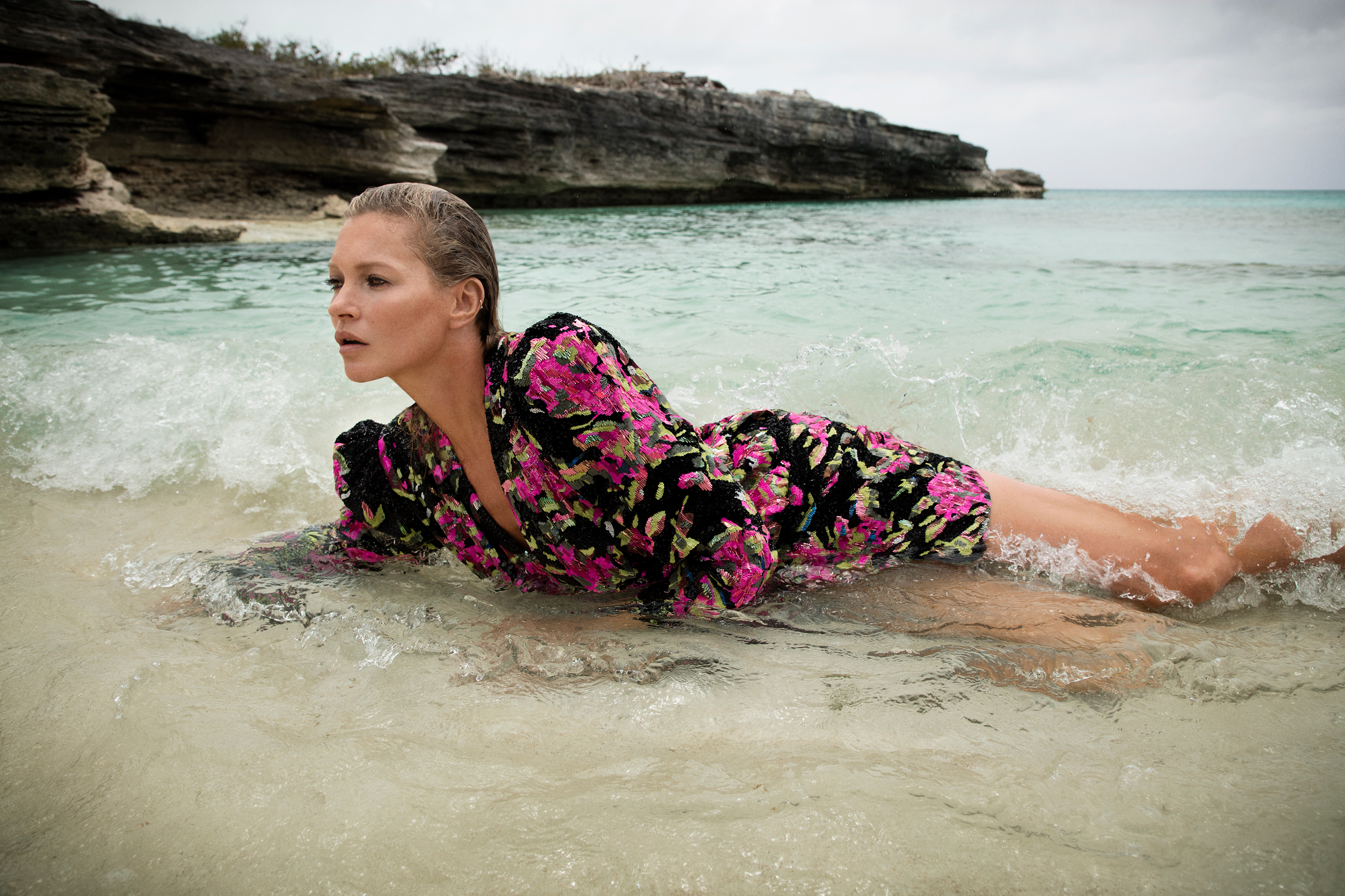 Saint Laurent Takes Kate Moss To The Beach For Its Latest Campaign