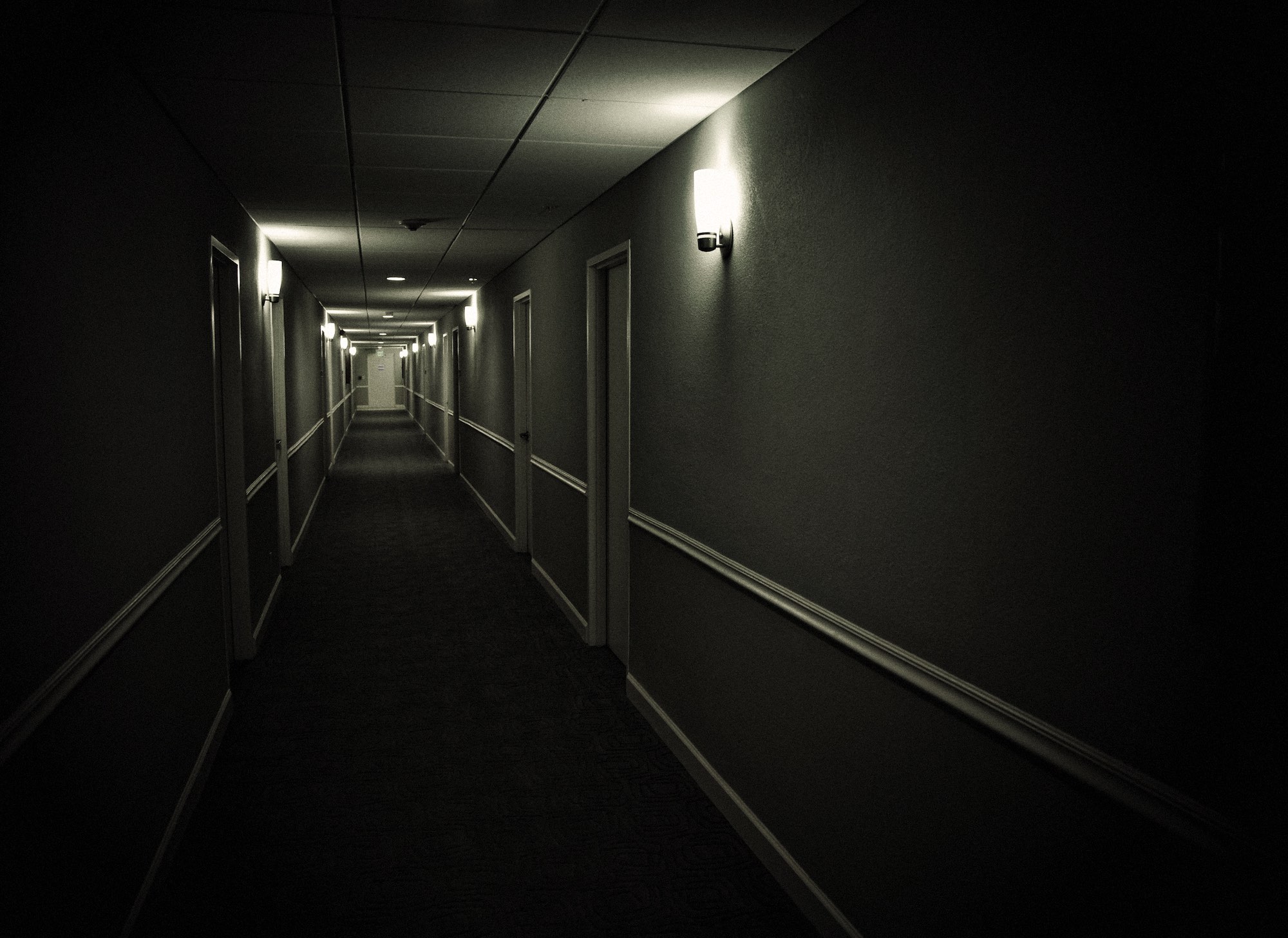 Scary Hallway Ghost
