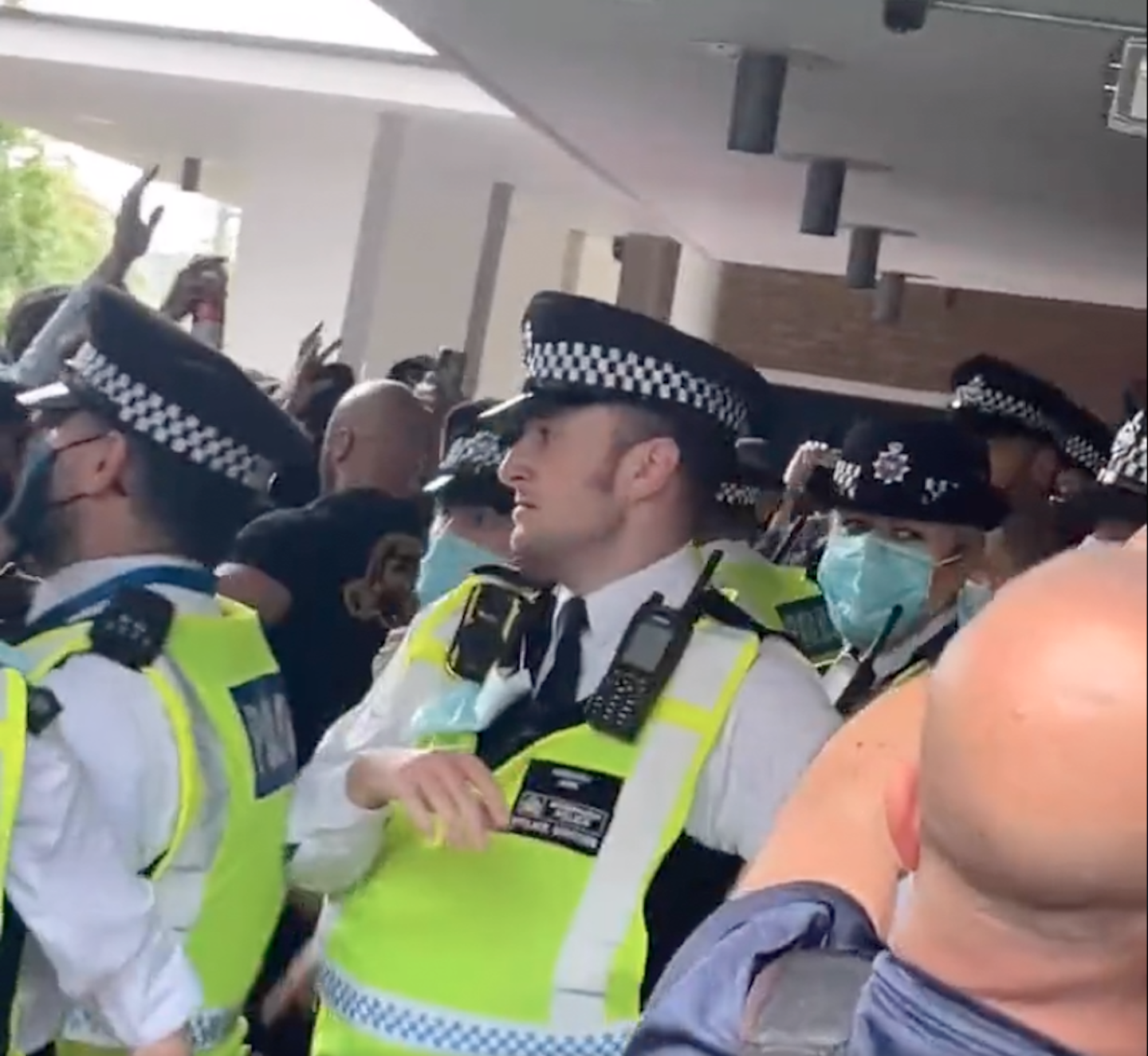 Anti-Vaxxers Tried to Storm the BBC. They Got the Wrong Building. Anti-Vaxxers Tried to Storm the BBC. They Got the Wrong Building.