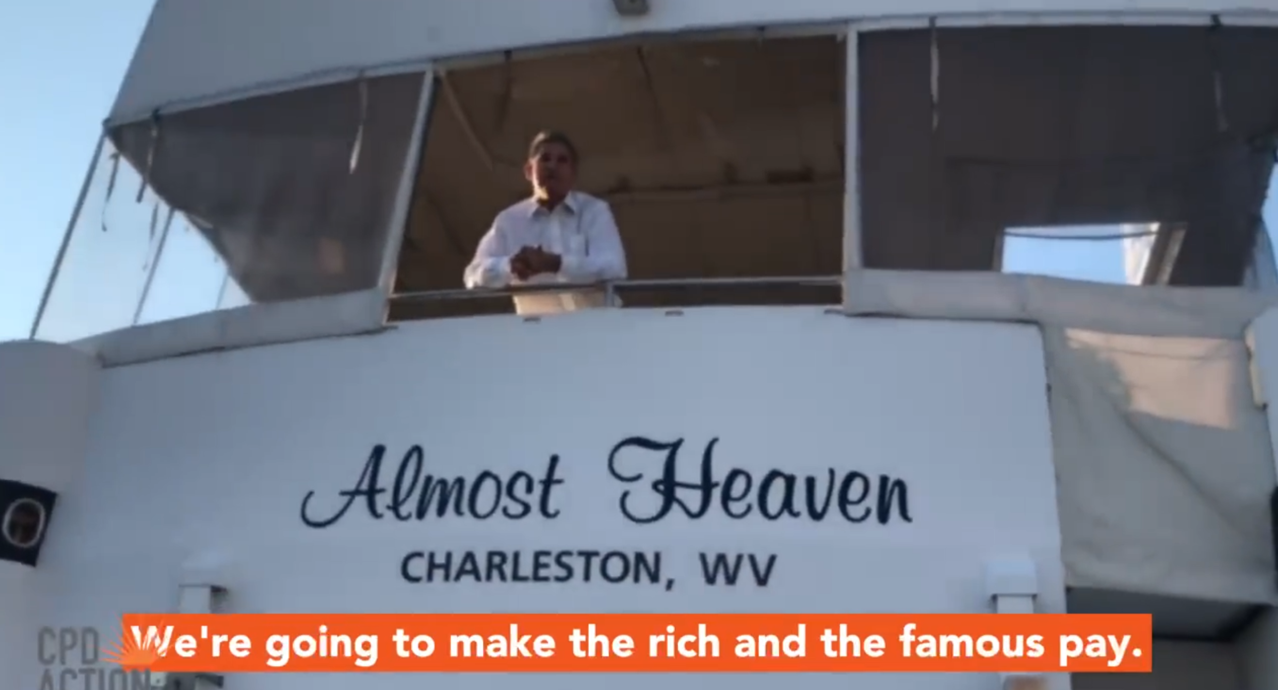 ‘We're Going to Make the Rich Pay,’ Joe Manchin Tells Protesters From ... ‘We're Going to Make the Rich Pay,’ Joe Manchin Tells Protesters From ...