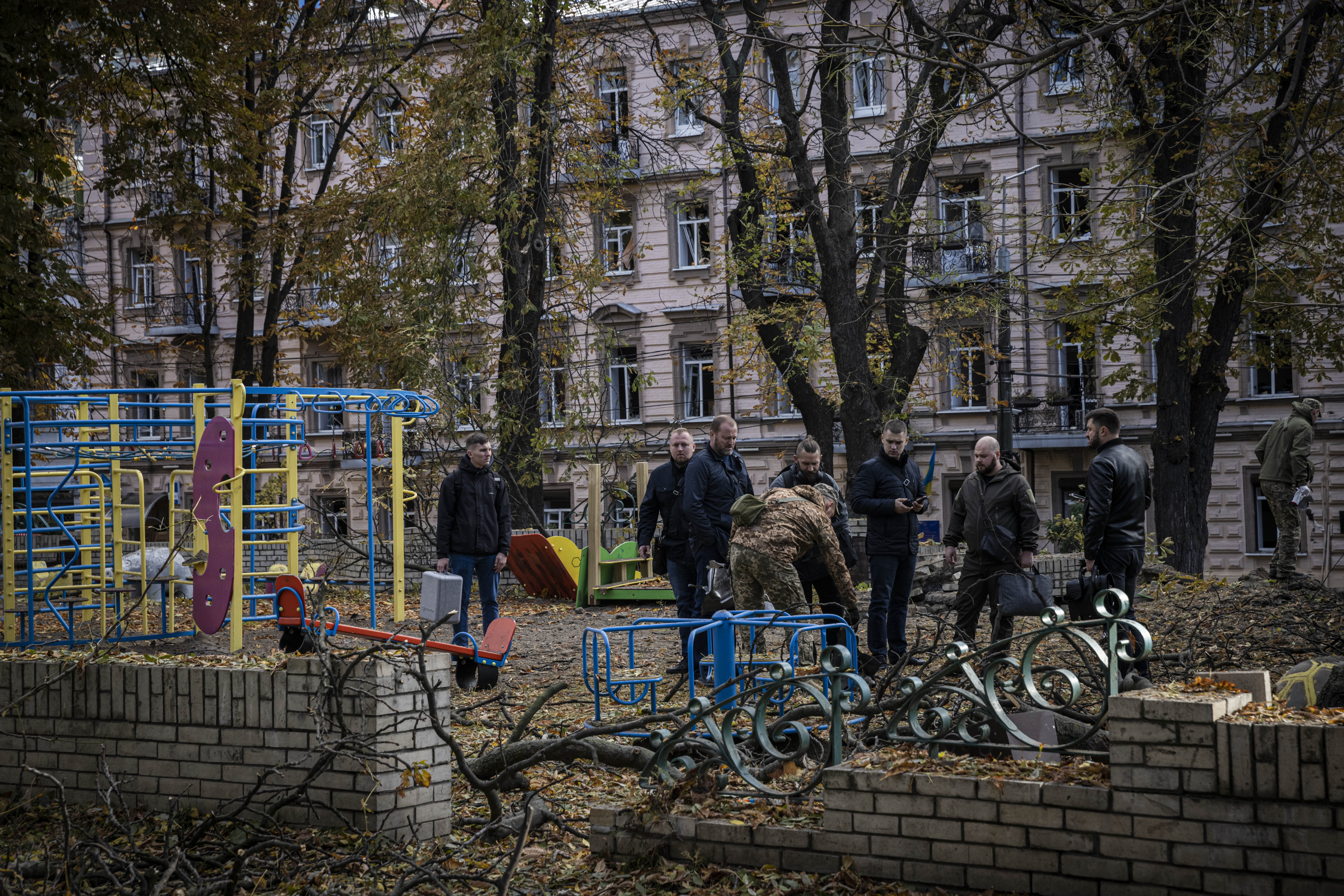 Russia Strikes Playground In Kyiv After Blaming Ukraine For Crimea